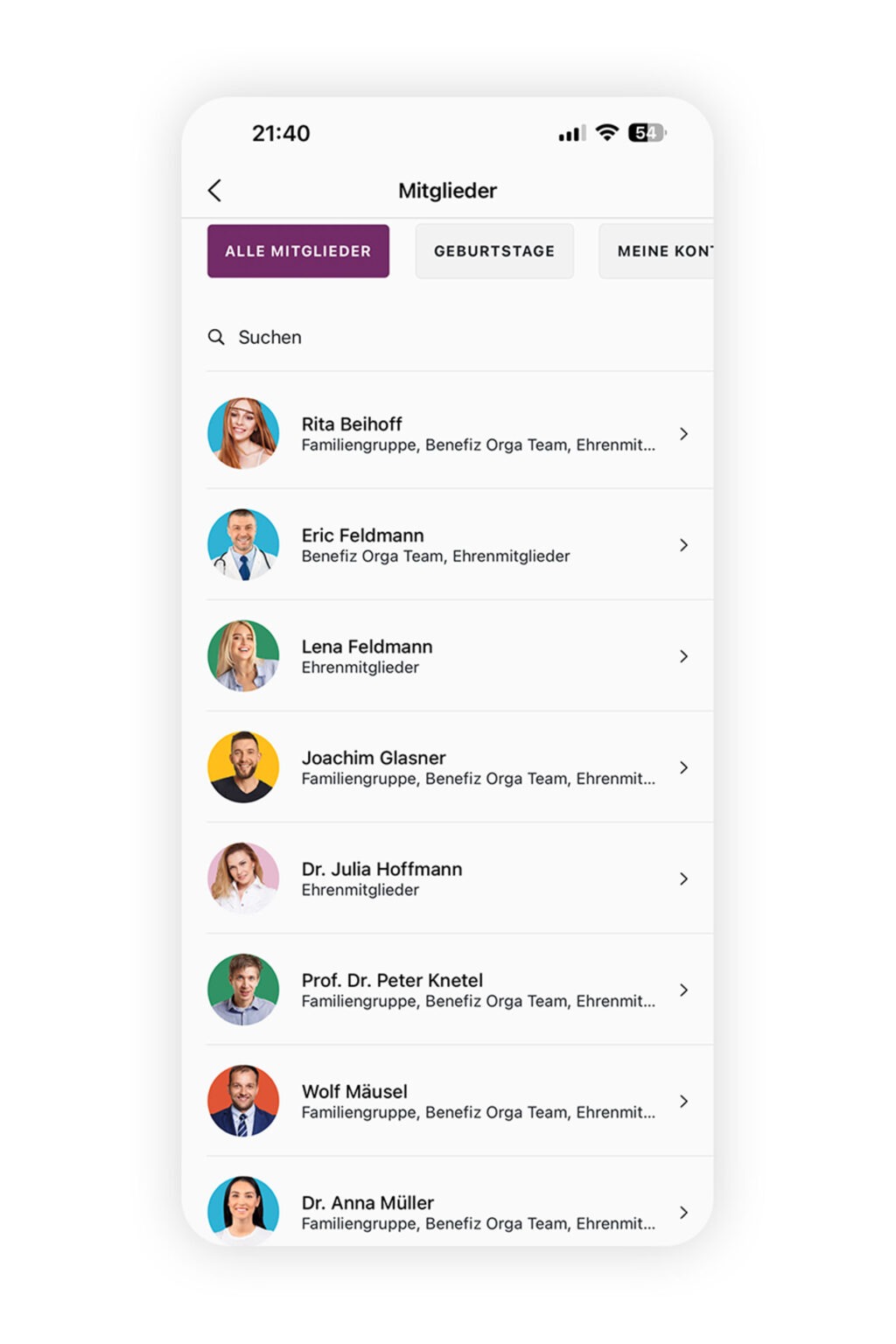 Mobile App - JeckDesk – die Software für Karnevalsgesellschaften